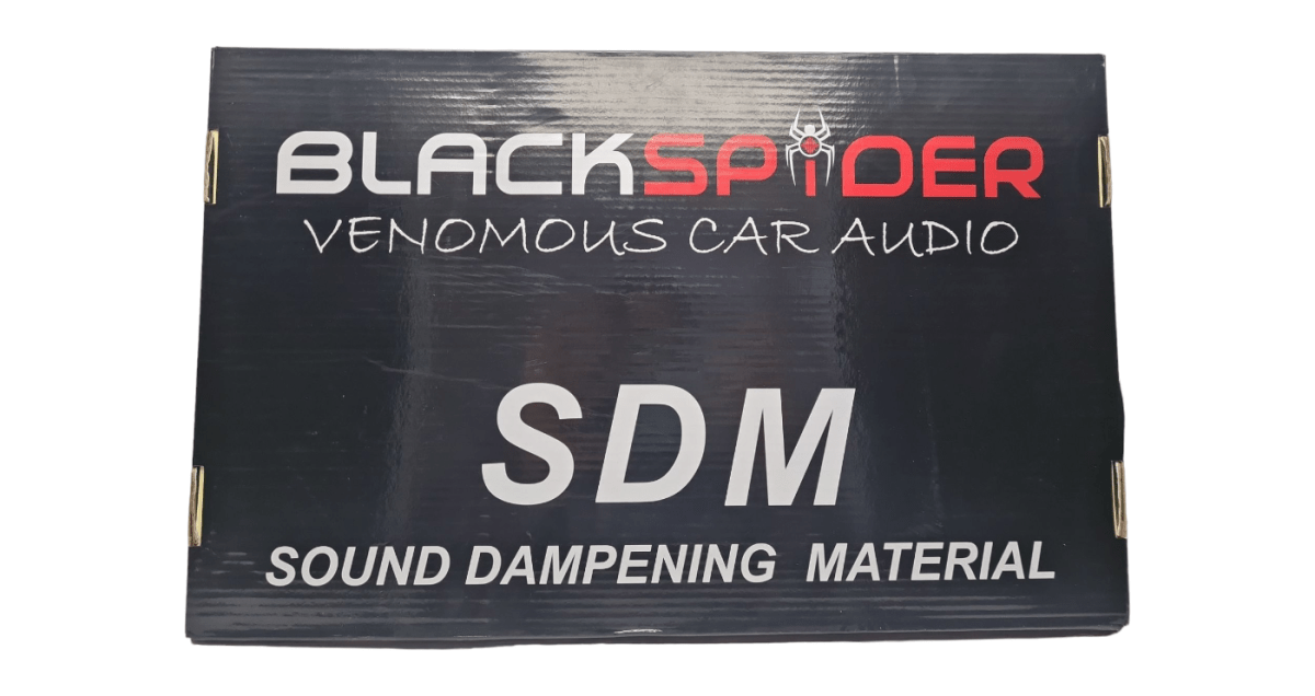 Blackspider Sound Deadening Material 8 Pcs - My Audio & Security