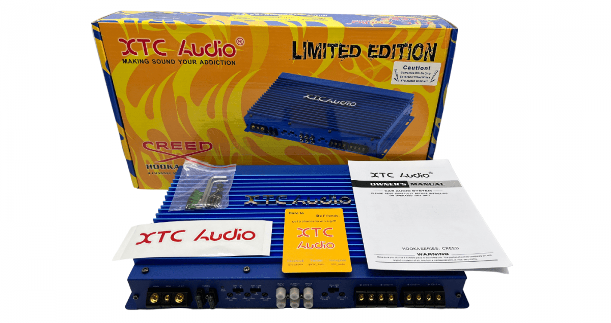XTC Creed 20000W 4 Channel Amplifier - My Audio & Security