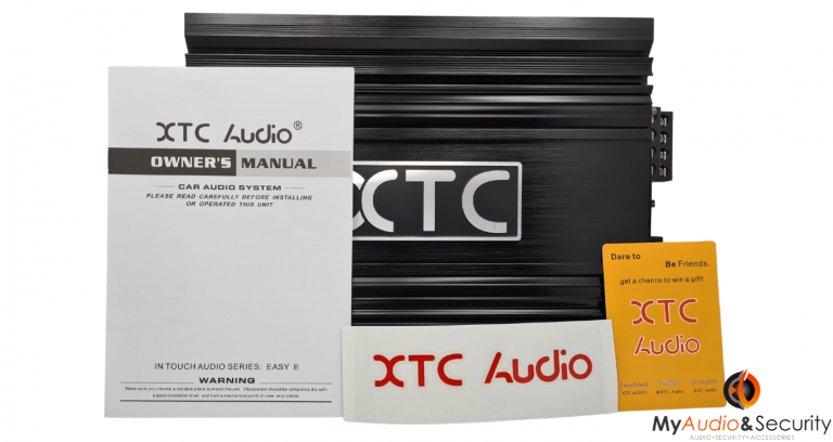 XTC Easy E 6000W 4 Channel Amplifier - My Audio & Security