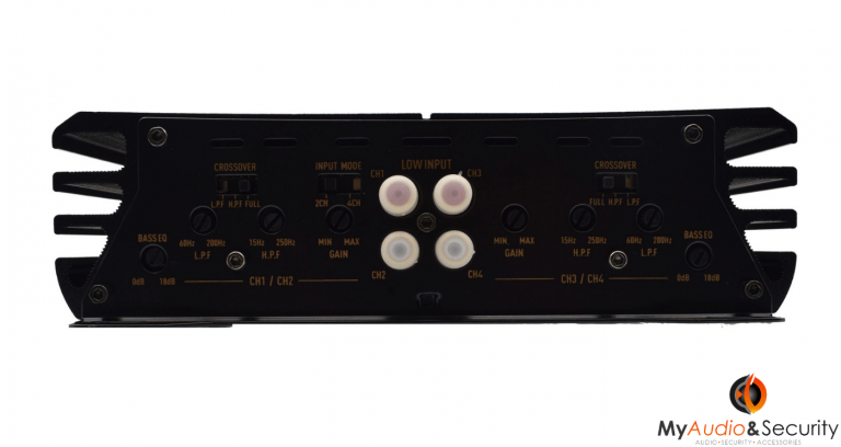 XTC Slick Black 20000W 4 Channel Amplifier - My Audio & Security
