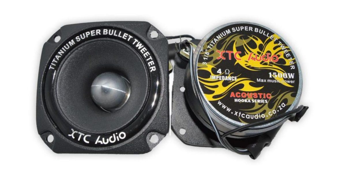 XTC Acoustic 1500W Bullet Tweeter - My Audio & Security