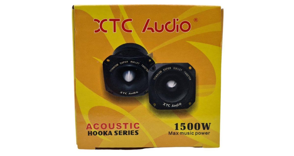 XTC Acoustic 1500W Bullet Tweeter - My Audio & Security