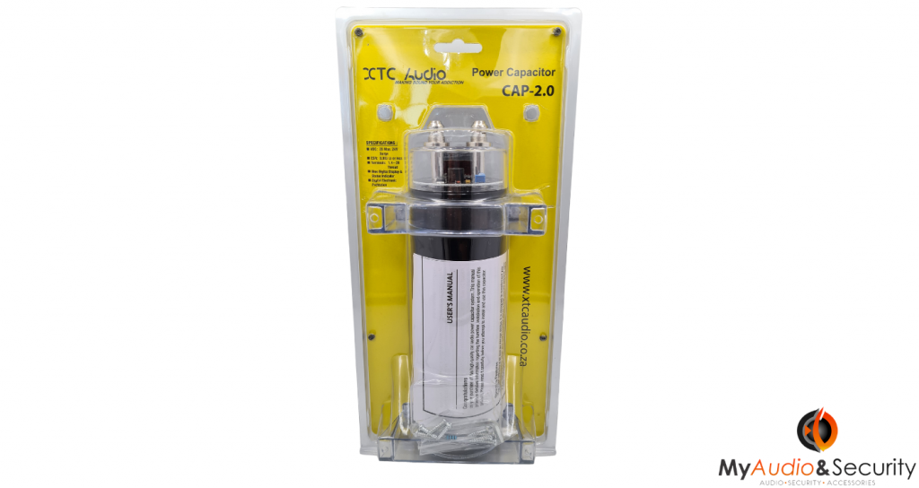 XTC 2 Farad 20Max 24V Capacitor - My Audio & Security