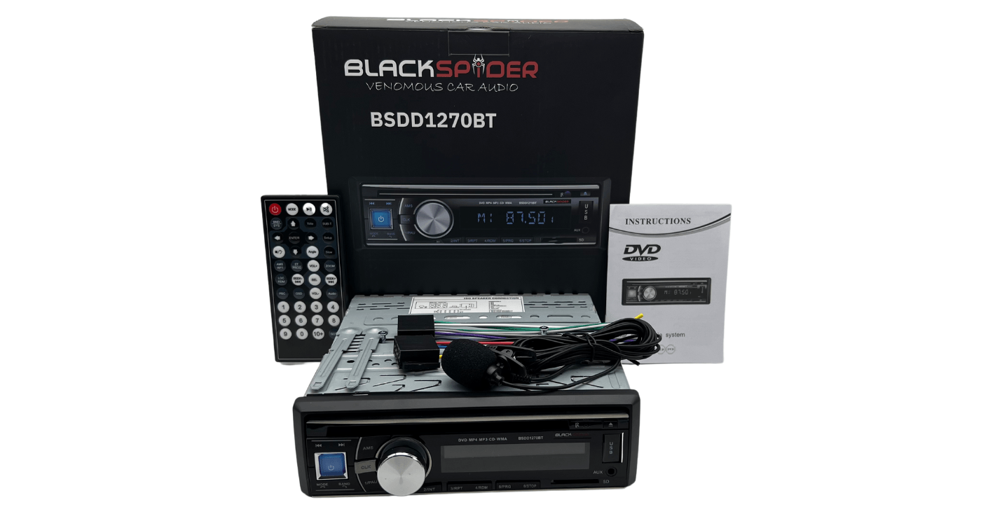 Audio Head Units - Blackspider BSD1270BT DVD Bluetooth Radio for sale ...