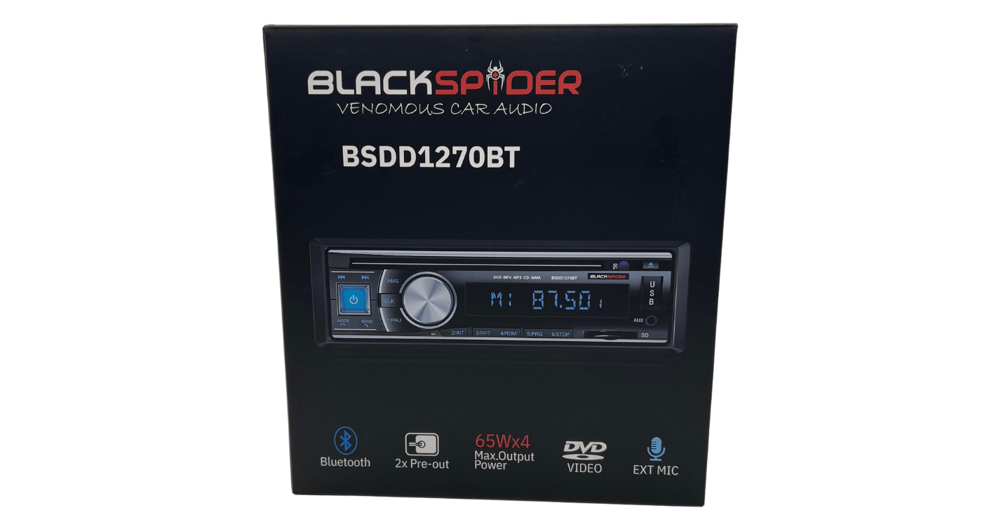 Audio Head Units - Blackspider BSD1270BT DVD Bluetooth Radio for sale ...