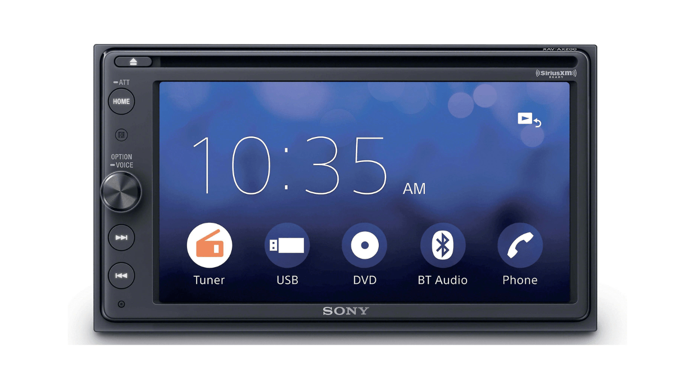 Sony XAV-AX200 D/Din Carplay Radio - My Audio & Security