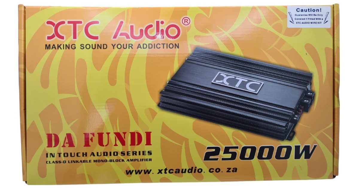 XTC Da Fundi 25000W Monoblock Amplifier - My Audio & Security