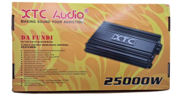 XTC Da Fundi 25000W Monoblock Amplifier - My Audio & Security