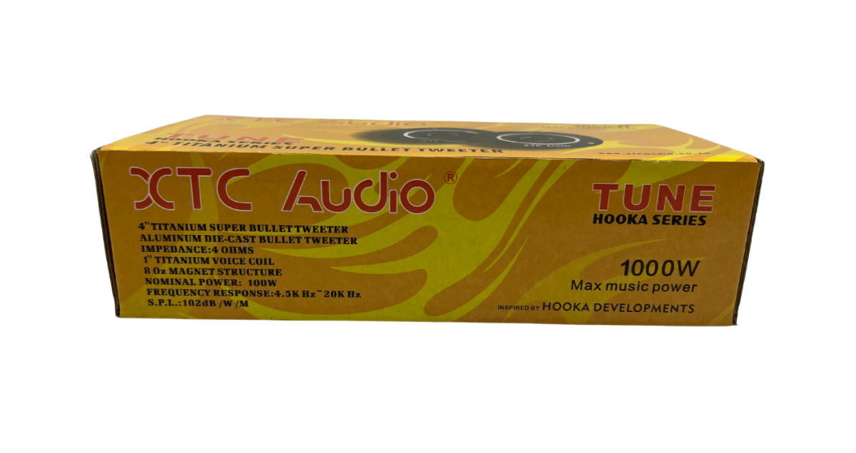 XTC Tune 4" 1000W Titanium Super Bullet Tweeter - My Audio & Security