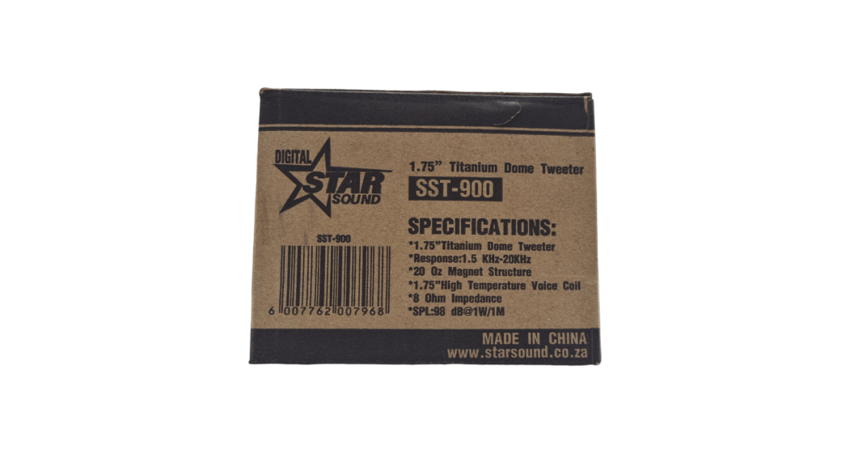 Starsound SST-900 Titanium 2" Bullet Tweeter - My Audio & Security