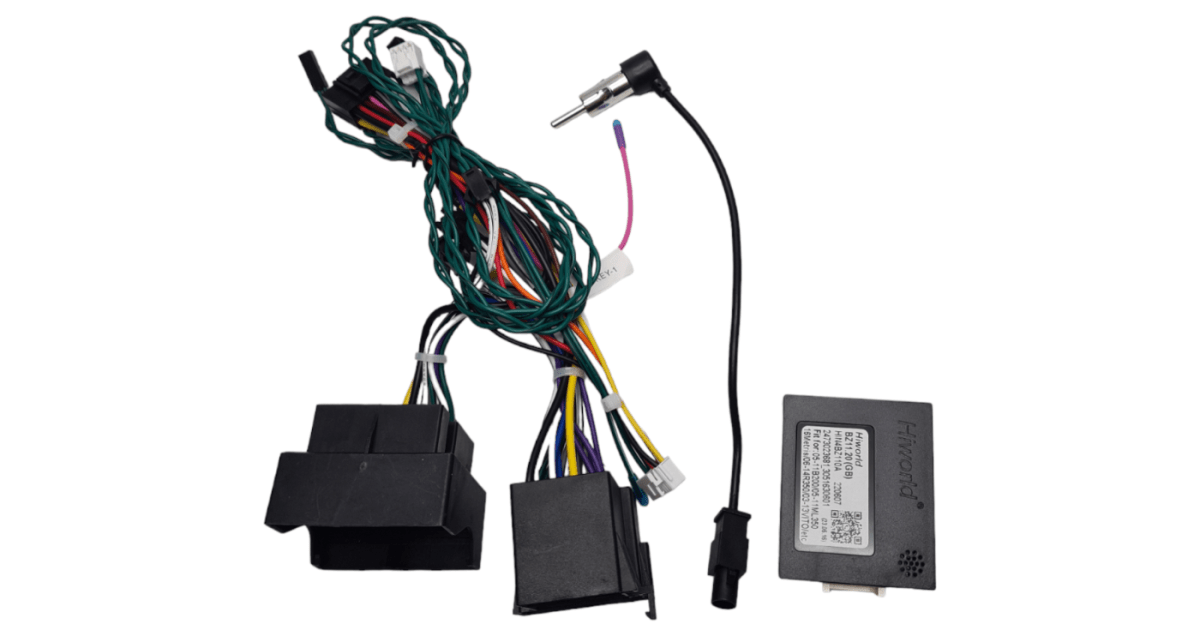 Mercedes Benz S-Class W200 9" Trimplate with SWC Canbus and Harness ...