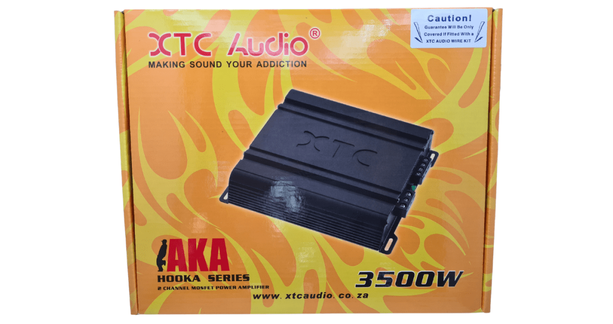 XTC AKA 3500W 2 Channel Amplifier - My Audio & Security