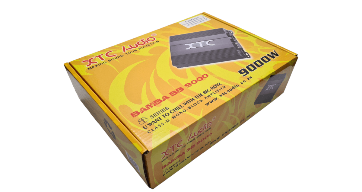 XTC Bamba BB9000 9000W Monoblock Amplifier - My Audio & Security