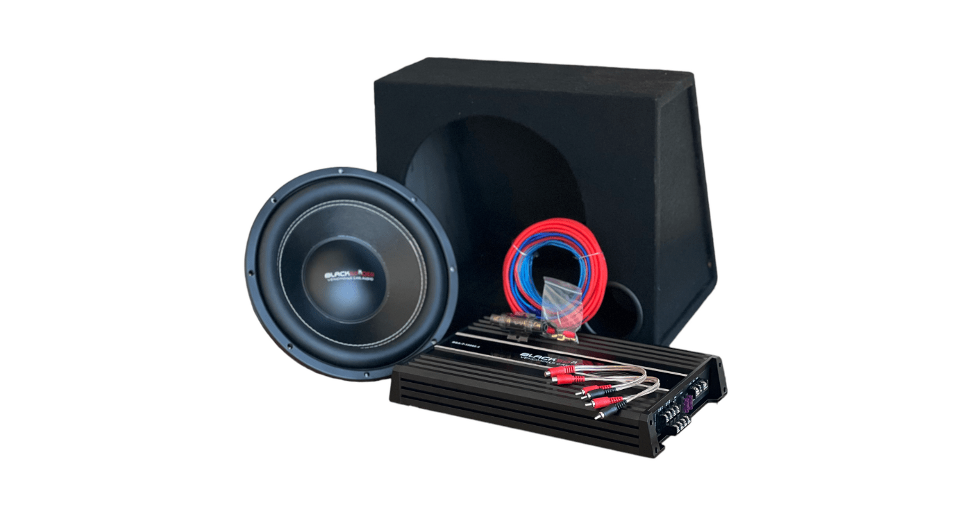 Blackspider Beginners Car Audio Bass Combo - My Audio & Security