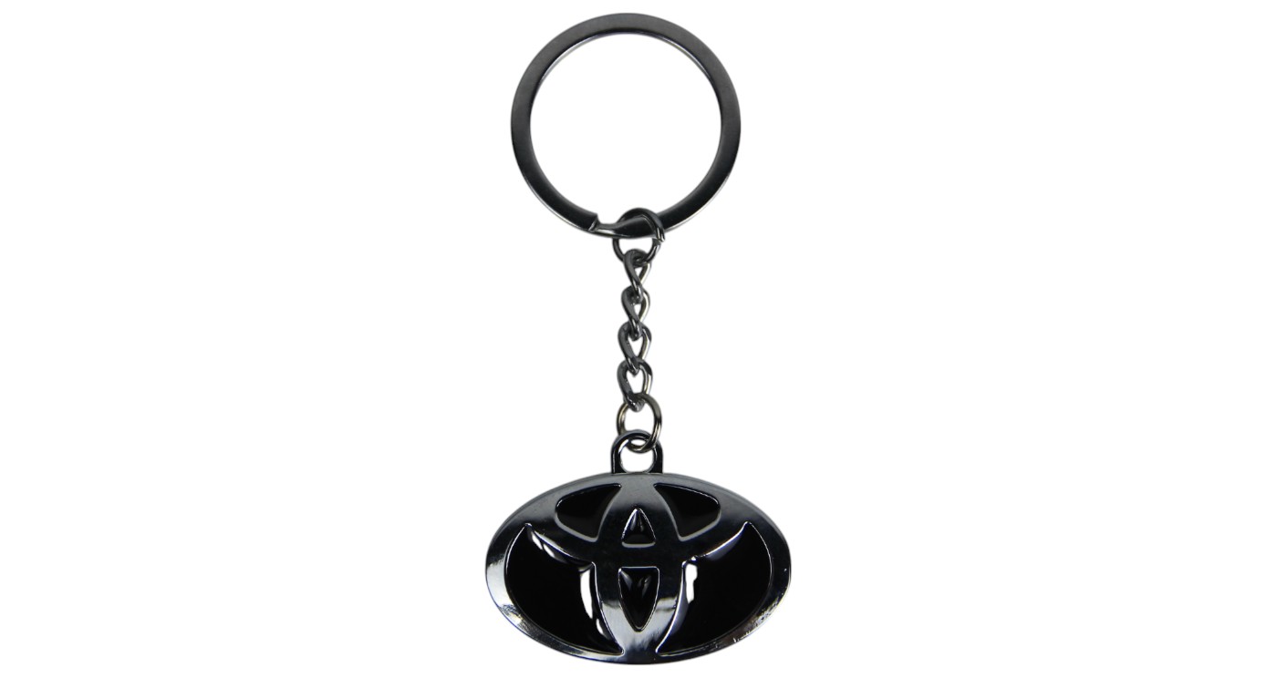 Toyota Silver Black Key Chain - My Audio & Security