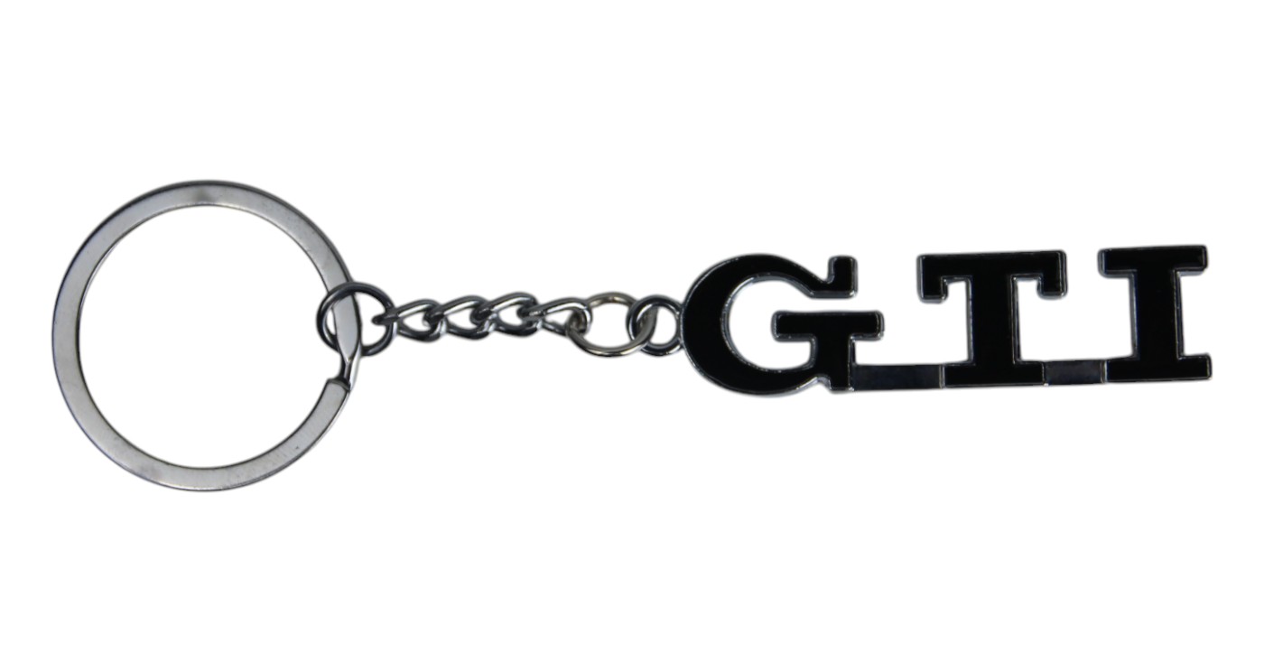 GTI Silver Black Key Chain - My Audio & Security