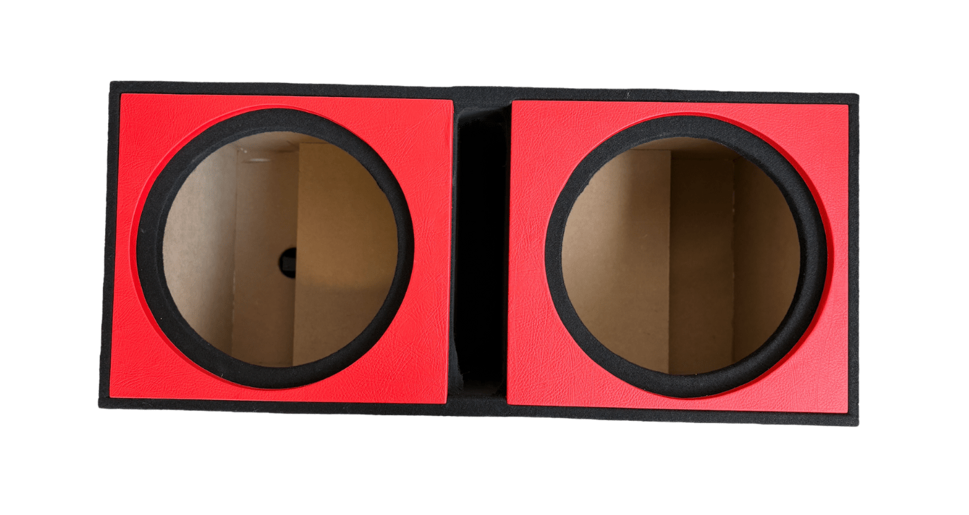 12" Double Slot Port Vinyl Supawood Subwoofer Box - My Audio & Security